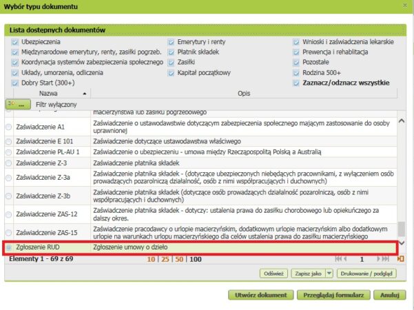 Jak zarejestrować umowę o dzieło w ZUS? Instrukcja formularza RUD