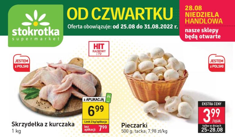 Stokrotka najnowsza gazetka od czwartku 25 sierpnia. Promocje w ...