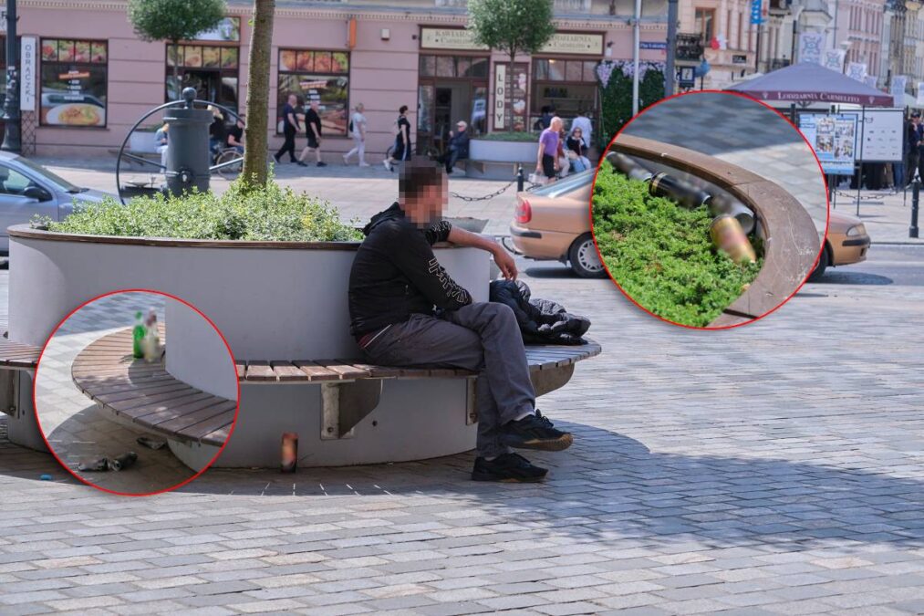 Siedlisko meneli przy Bramie Krakowskiej: rzygi, puszki i butelki ...